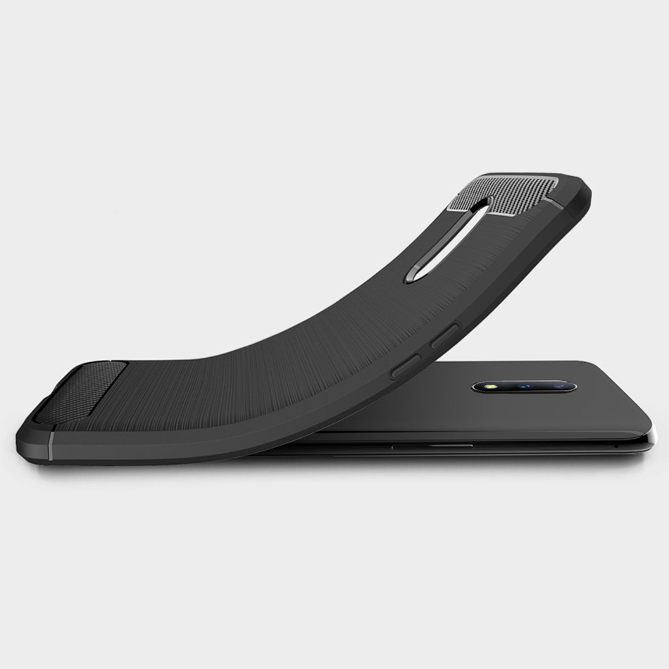 Flexi Slim Carbon Fibre Case For Oneplus Black